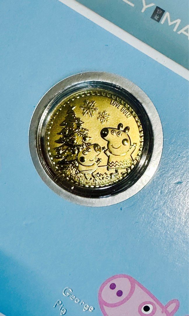 Peppa Pig Gold Coin Limited Edition, Hobbies & Toys, Memorabilia ...