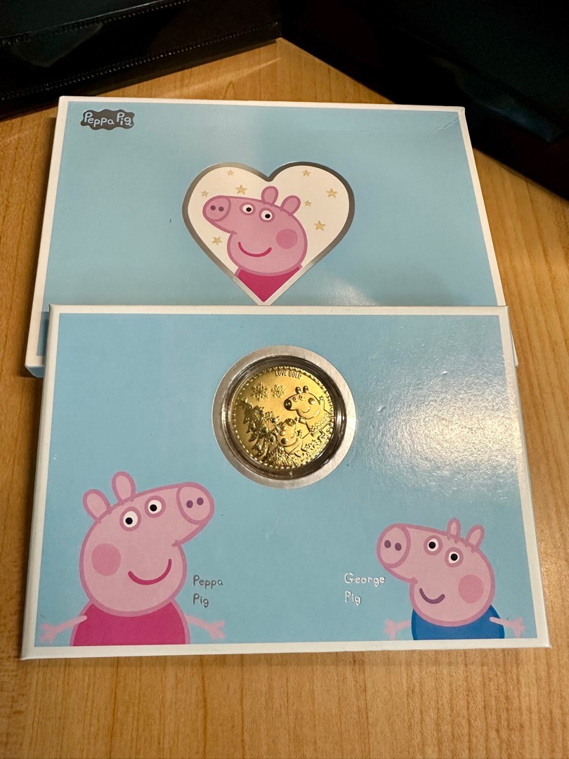 Peppa Pig Gold Coin Limited Edition, Hobbies & Toys, Memorabilia ...