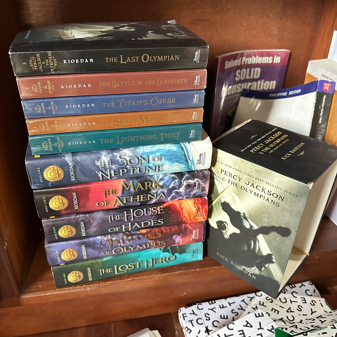 Percy Jackson Series (Set), Hobbies & Toys, Books & Magazines, Fiction ...
