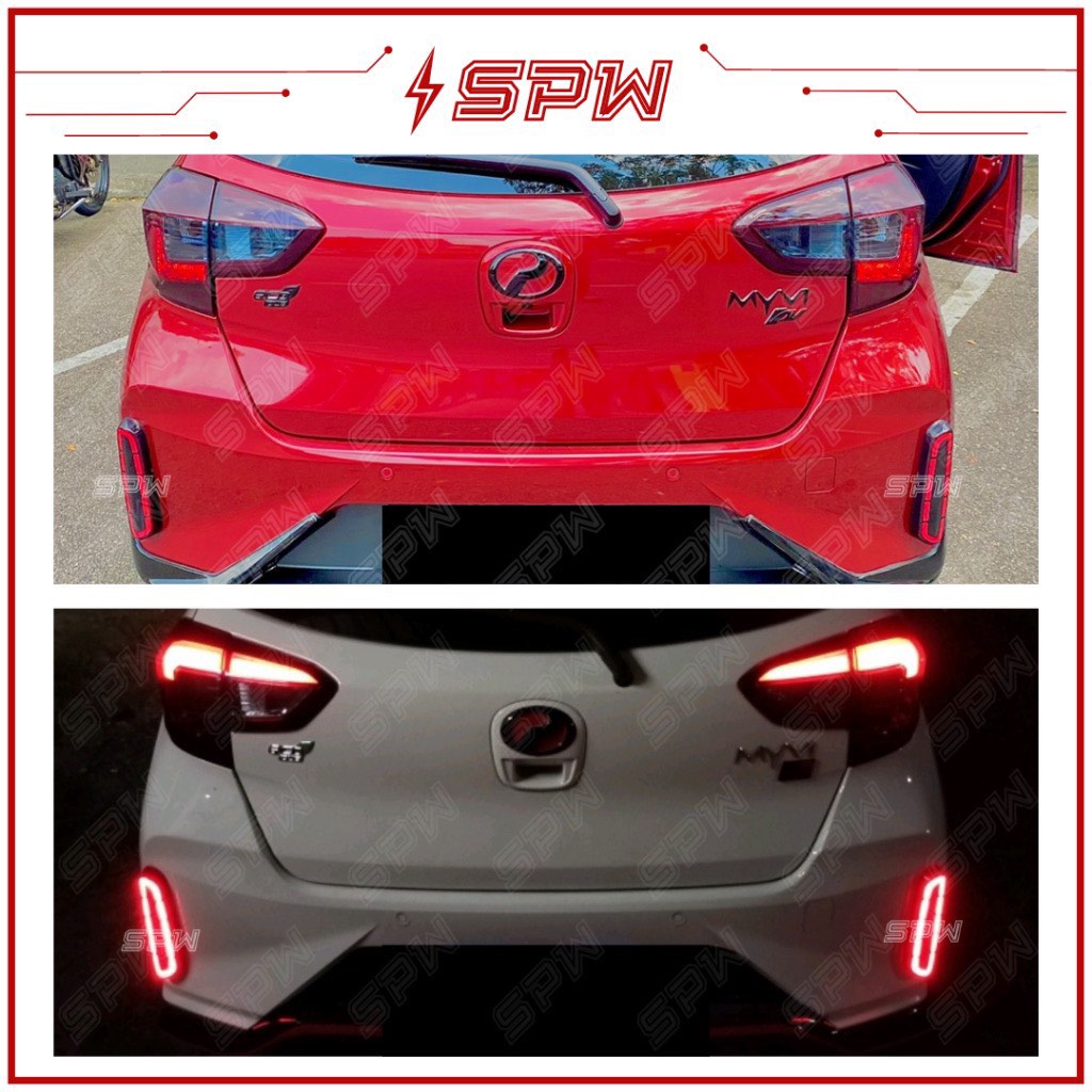 Myvi rear bumper light store