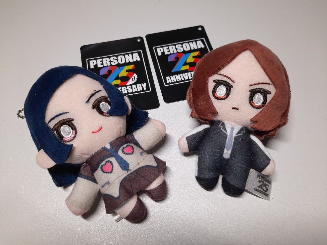 Persona 25th Anniversary Plush Keychains - Persona 2 Maya and Tatsuya ...