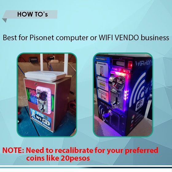 PISONET TIMER SINGLE COINSLOT, BOX METAL UNIVERSAL COINSLOT, BEST FOR ...