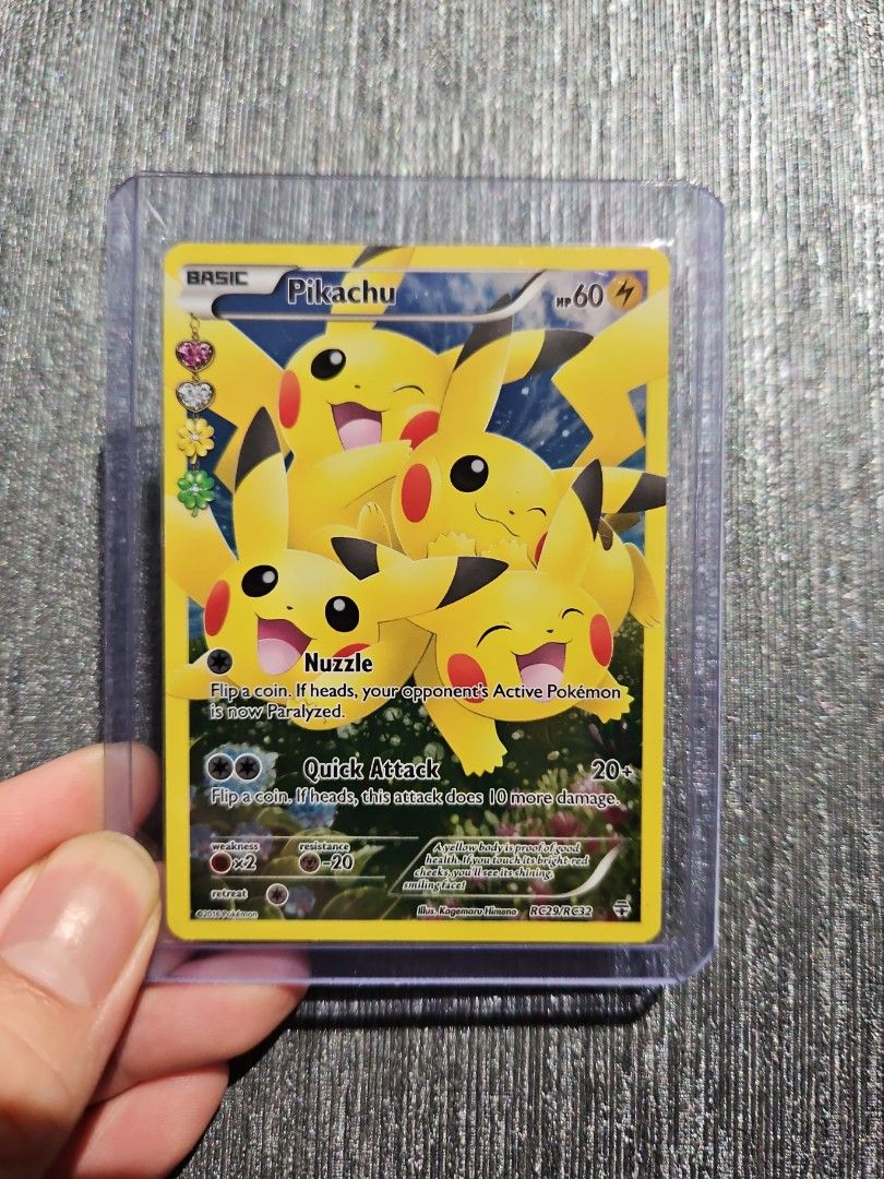 Pokemon TCG Generations Pikachu Full Art Ultra Rare Card, Hobbies ...