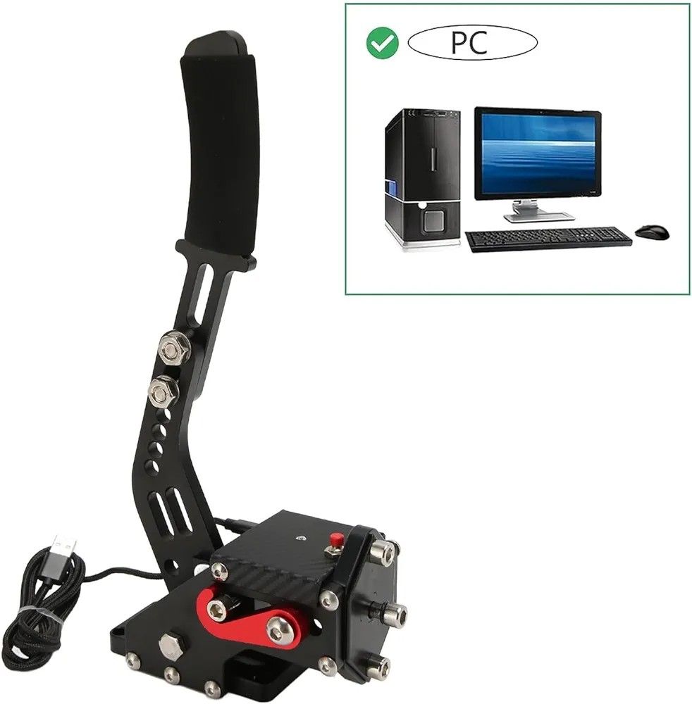 Pomya 64 Bit USB PC Handbrake, Sim Handbrake for Racing Games for ...