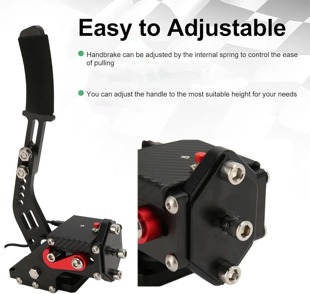 Pomya 64 Bit USB PC Handbrake, Sim Handbrake for Racing Games for ...