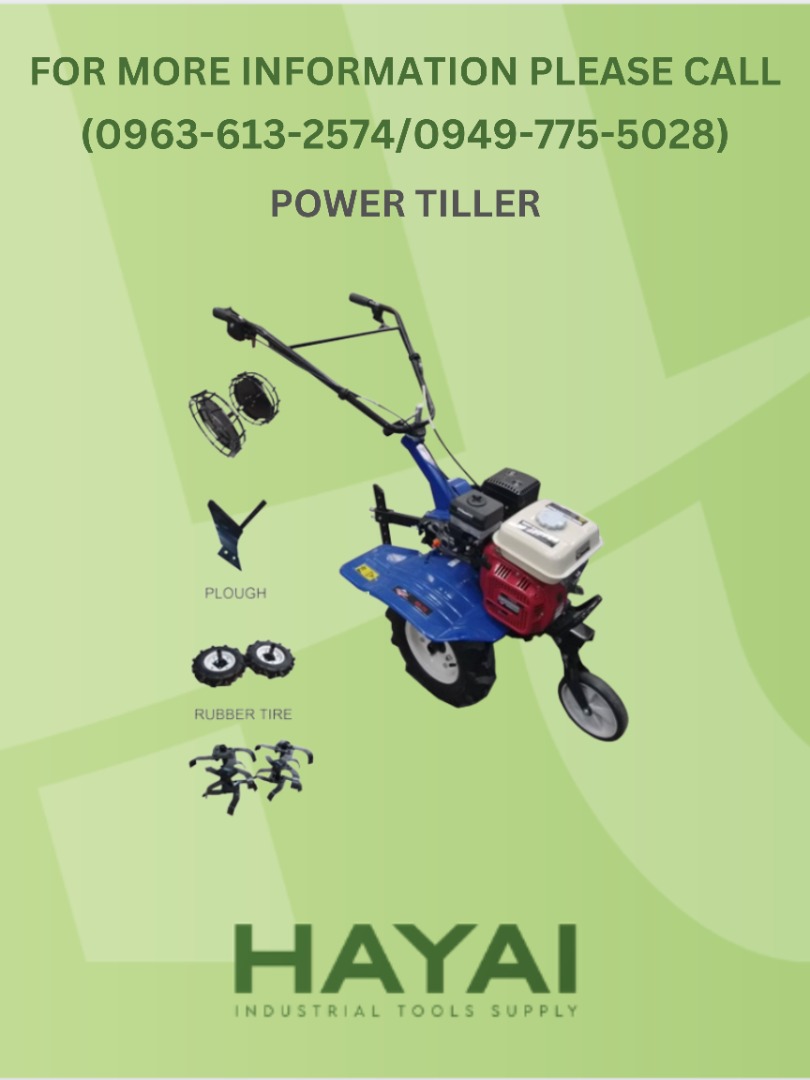 POWER TILLER, Commercial & Industrial, Construction Tools & Equipment ...