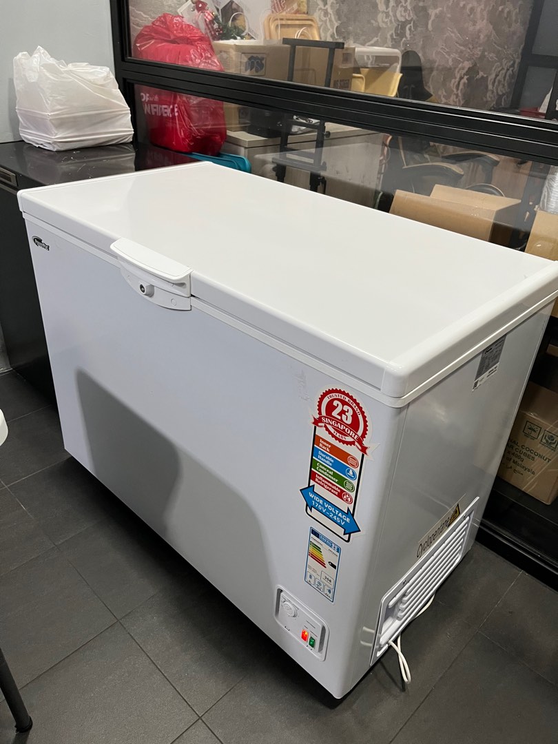 PowerPac Chest Freezer 350L (PPFZ350), TV & Home Appliances, Kitchen ...