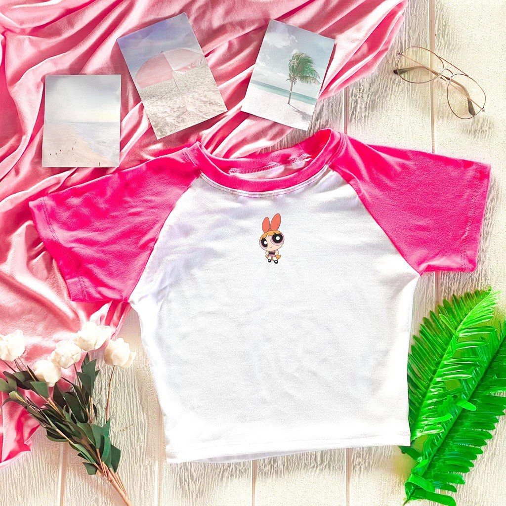 powerpuff girl crop top, Women's Fashion, Tops, Other Tops on Carousell