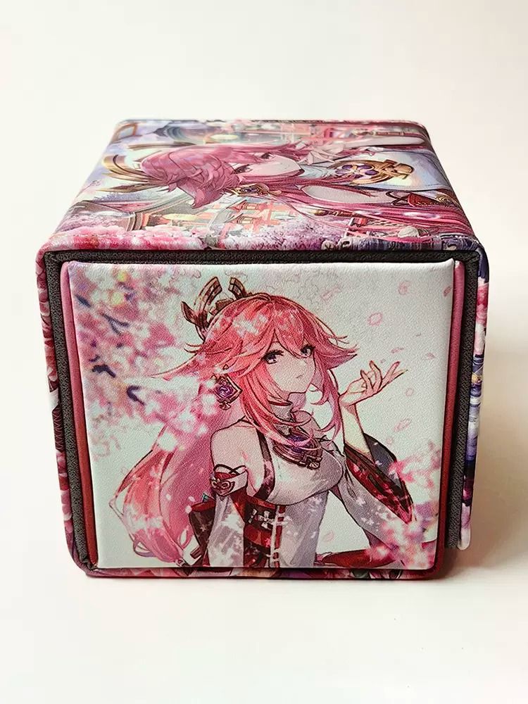 Preorder - PU Yae Miko Genshin Impact Deckbox for Pokemon Yugioh ...