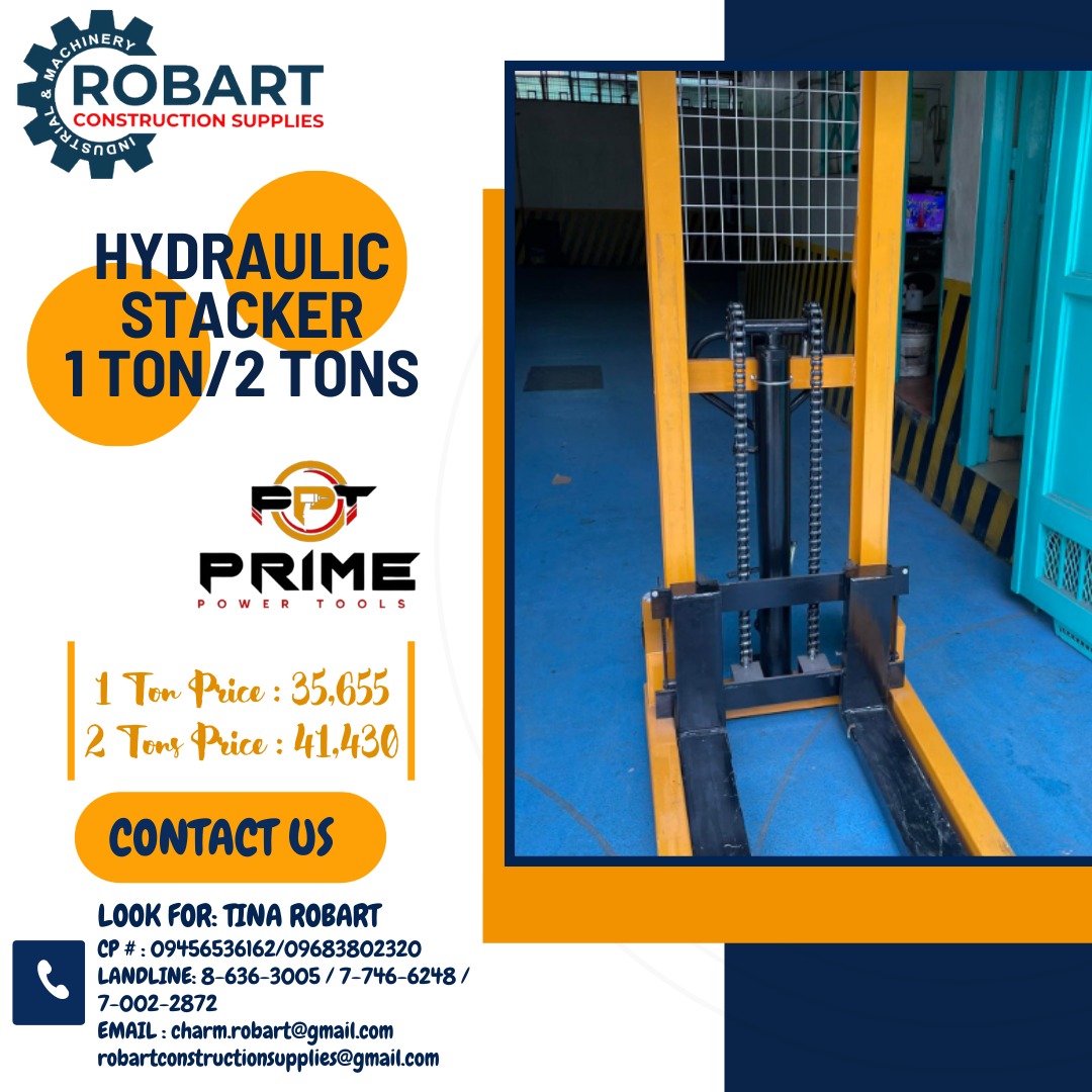 PRIME HYDRAULIC STACKER, Commercial & Industrial, Construction ...