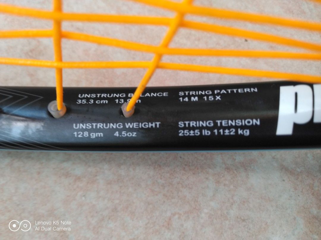 Prince Pro Shark 650 Powerbite Squash Racket, Sports Equipment, Sports ...