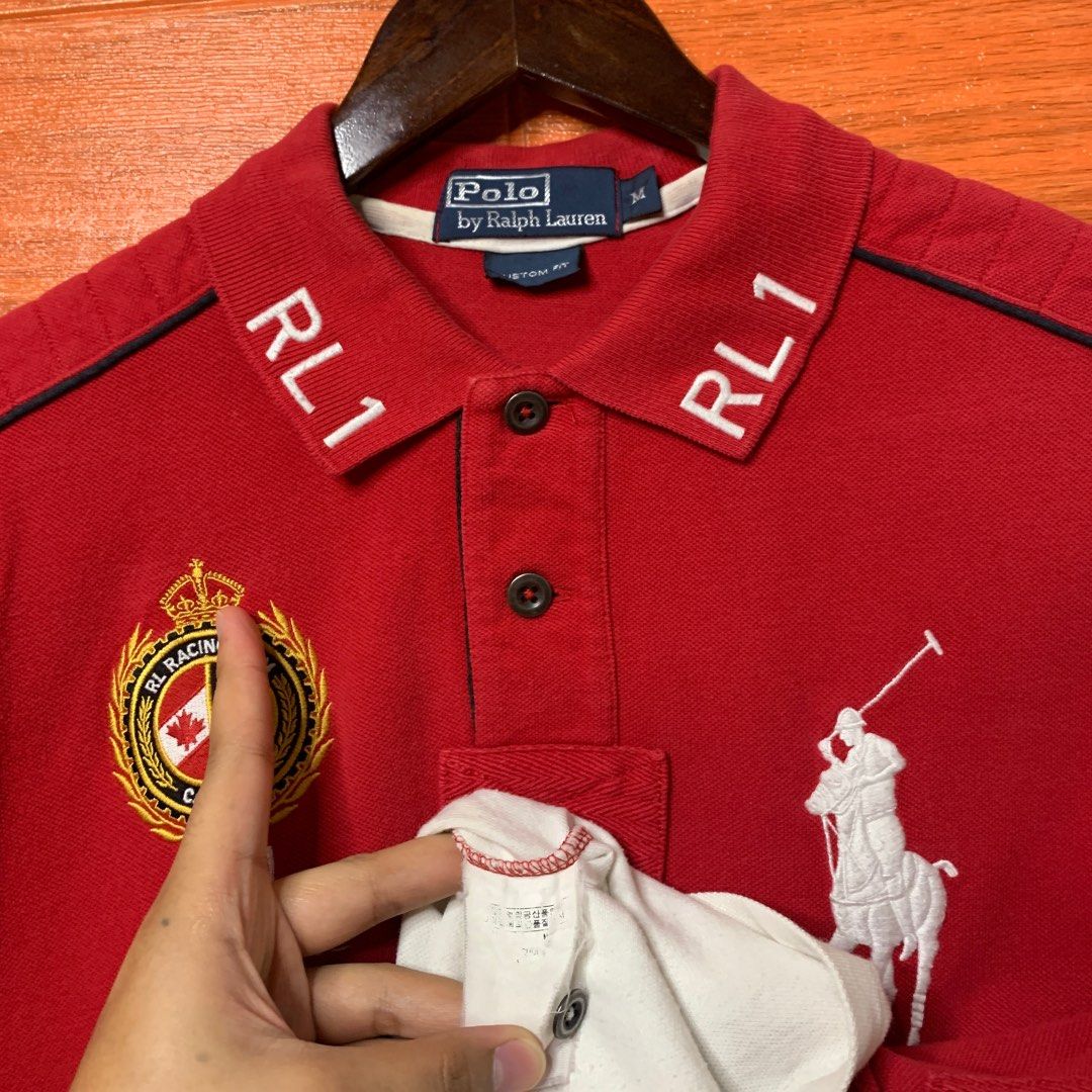 Ralph Lauren RL Racing Team Polo shirt CANADA, Men's Fashion, Tops ...