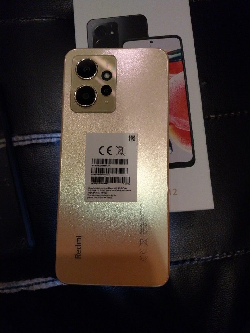 Redmi note 12 (256gb)4G Redmi note 12 Orange 256 GB, Mobile Phones ...