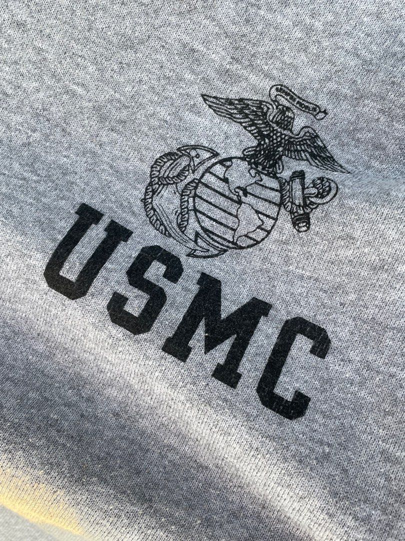 Repel tech plain gray sweater (USMC), Men's Fashion, Activewear on Carousell