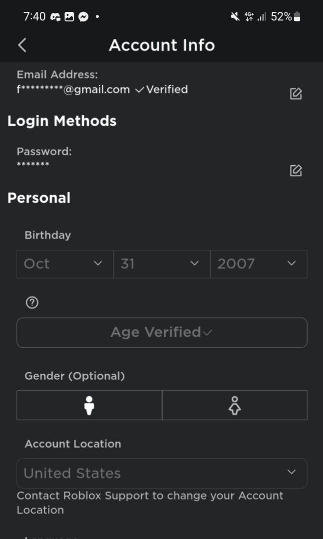 Roblox Account (Headless & Korblox), Video Gaming, Video Games, Others ...