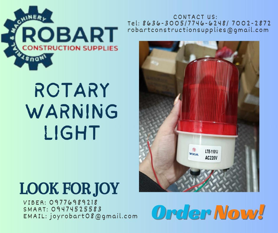 ROTARY WARNING LIGHT, Commercial & Industrial, Construction & Building ...