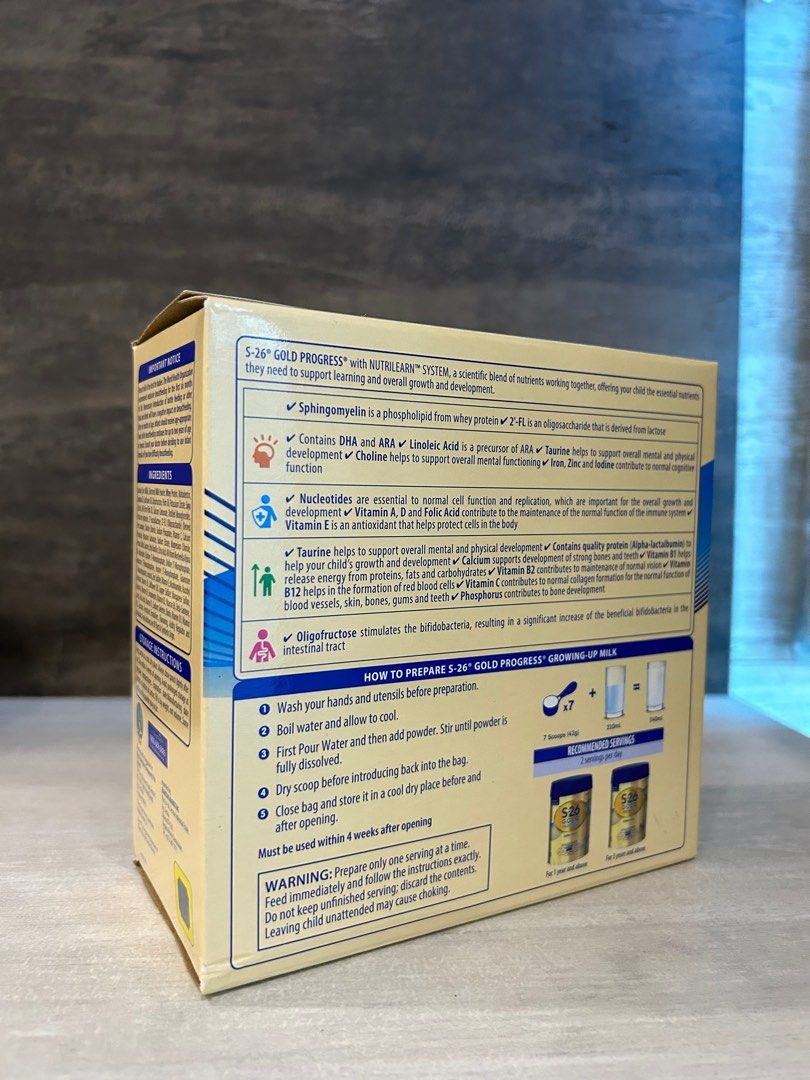S26 Gold stage 3 formula milk 200g, Babies & Kids, Nursing & Feeding ...