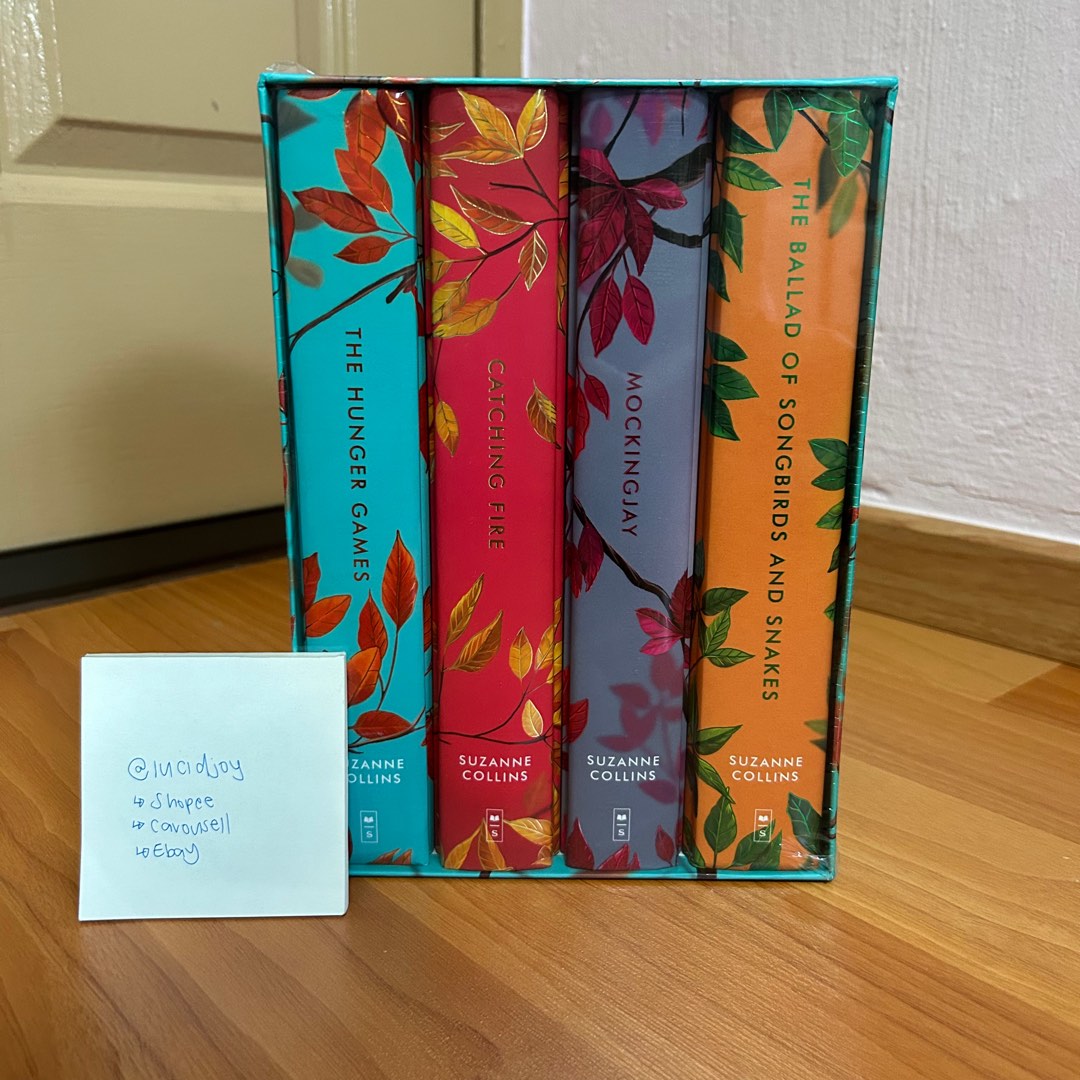 [SEALED] The Hunger Games Deluxe Edition Book Set, Hobbies & Toys ...