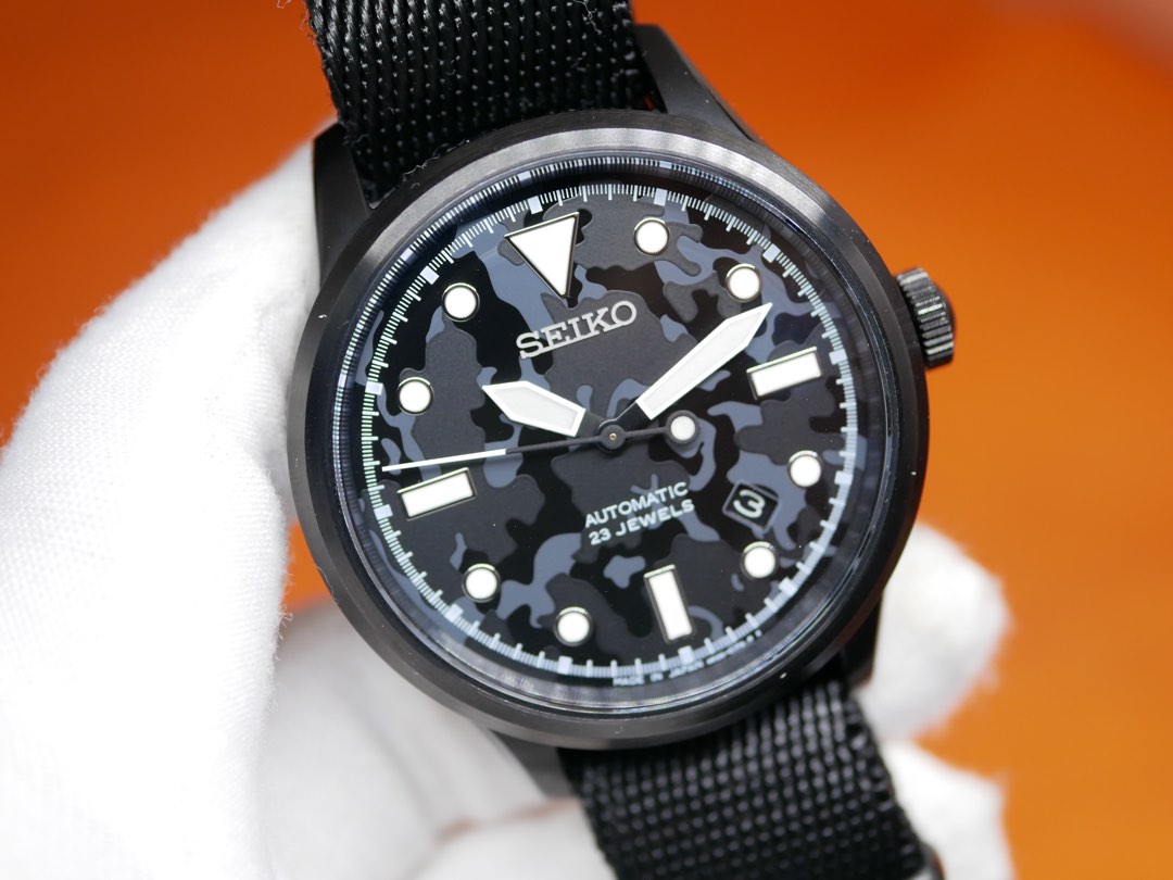 Seiko Nano Universe SCVE043 Military Camouflage tool black Watch, Men's ...