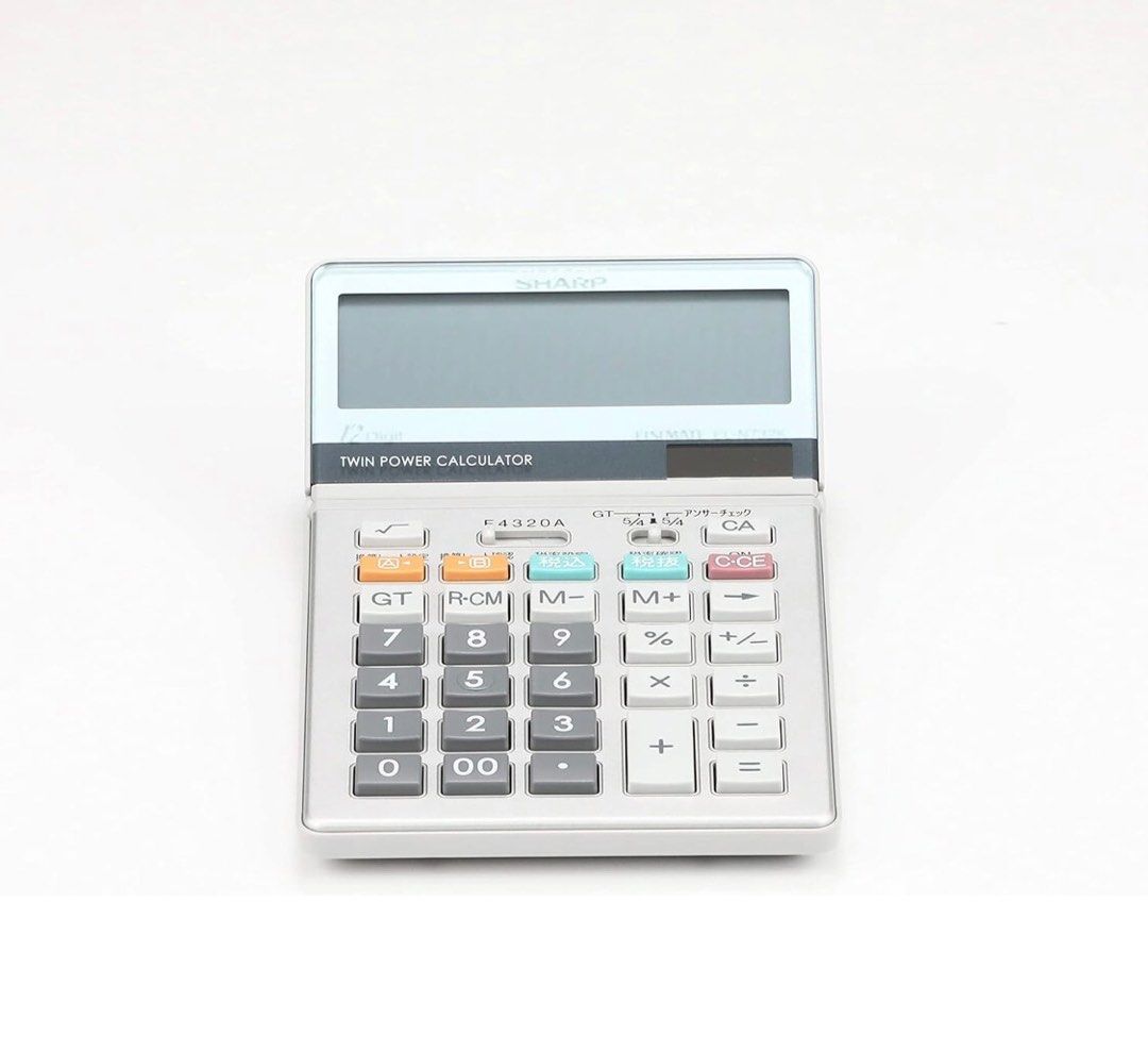 sharp Elsimate EL-N732K Twin Power Calculator, Elektronik, Lainnya di Carousell