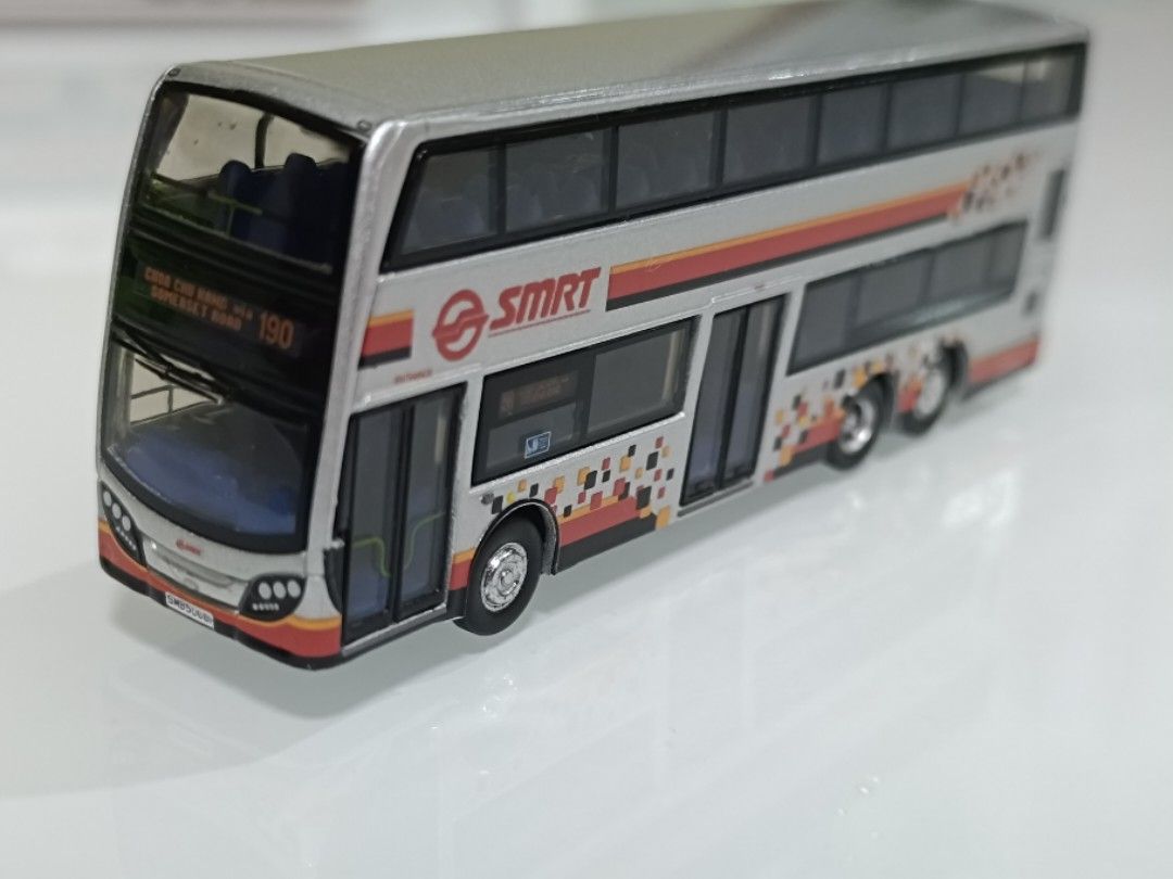 SMRT E500 MMC Silver Tiny Singapore Bus Scale 1/110, Hobbies & Toys ...