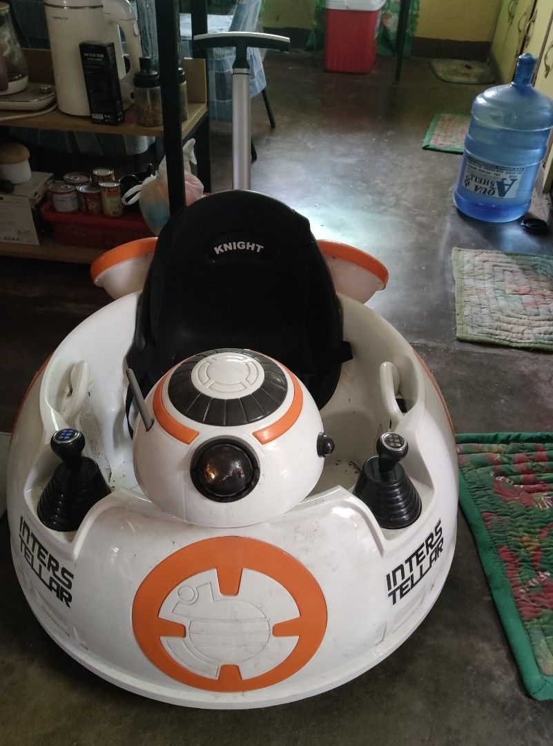 Star wars BB8 inspired kids ride on car with controls and swing ...