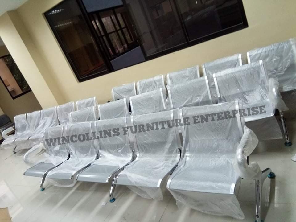 steel gang chair, Furniture & Home Living, Furniture, Chairs on Carousell