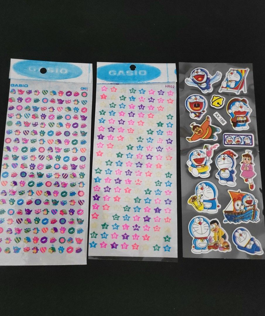 Sticker / Stiker Karakter | Tempelan Buku | Hadiah, Buku & Alat Tulis ...
