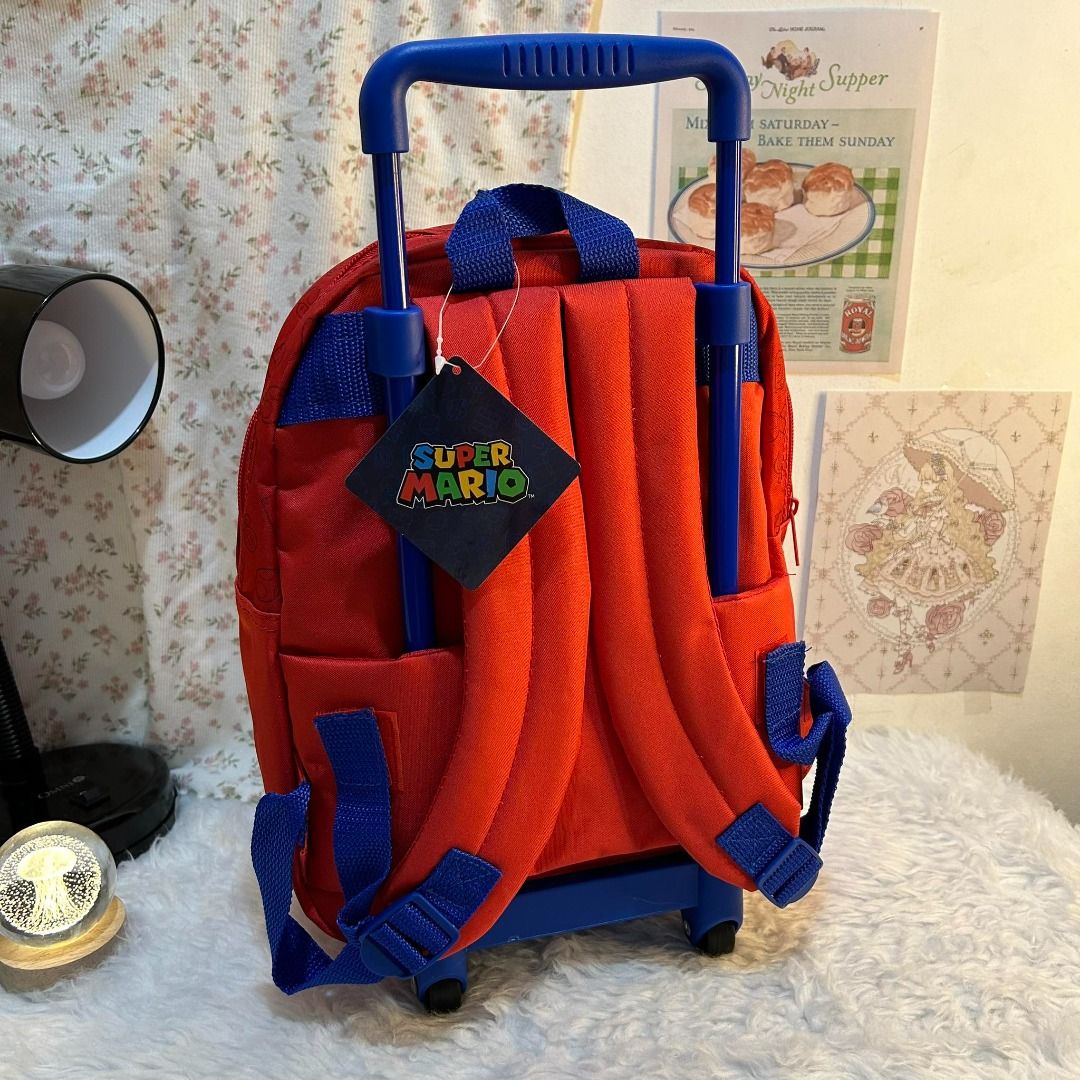 Super Mario Kids Backpack Set (3Bags), Men's Fashion, Bags, Backpacks ...