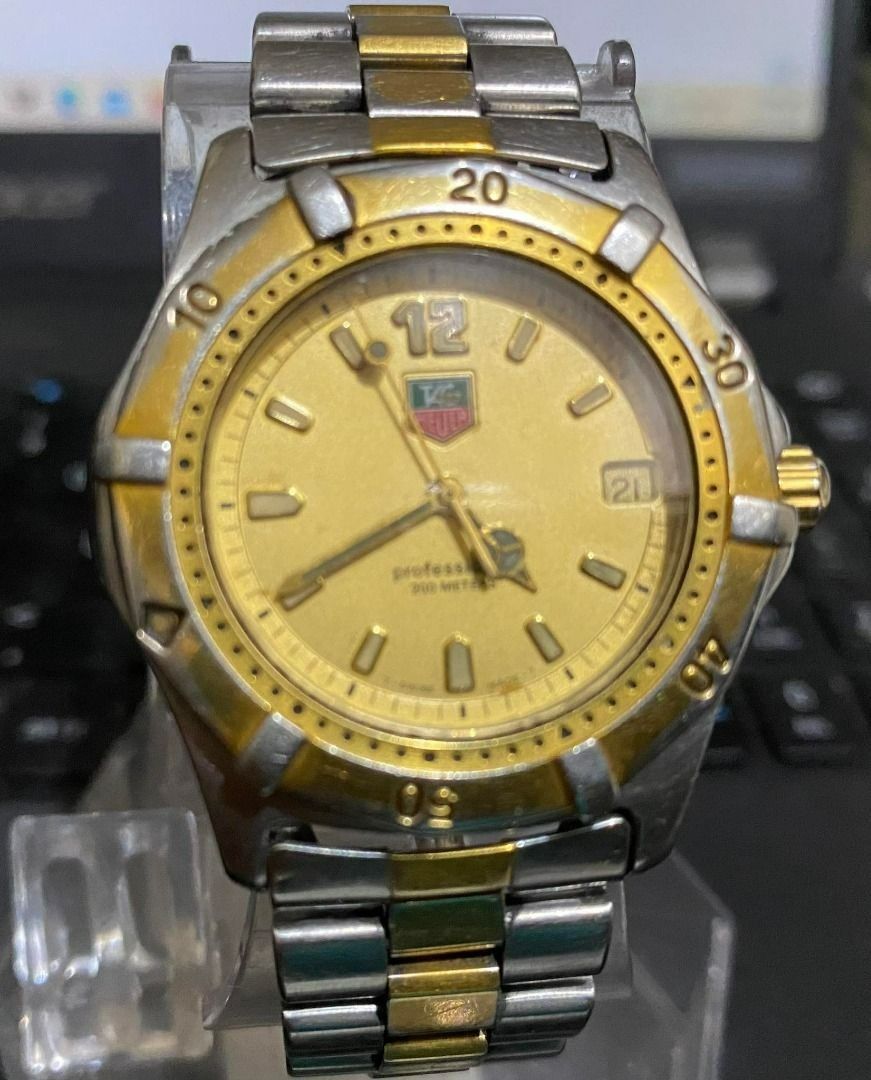 Tag Heuer WK1121 Classic 2000 Two-tone 42mm Sapphire Quartz Swiss Watch, Luxury, Watches on ...