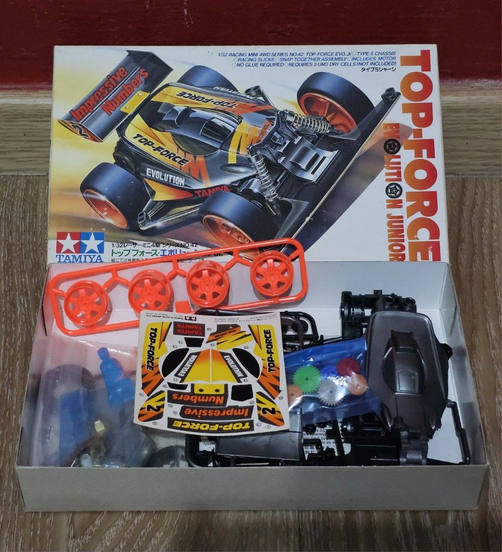 Tamiya mini 4wd TOP FORCE Evolution JR, Hobbies & Toys, Toys & Games on ...