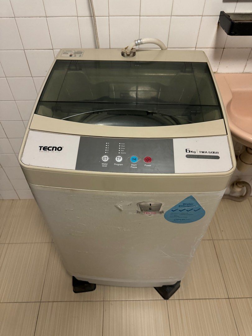 Techno 6kg washing machine, TV & Home Appliances, Washing Machines and ...