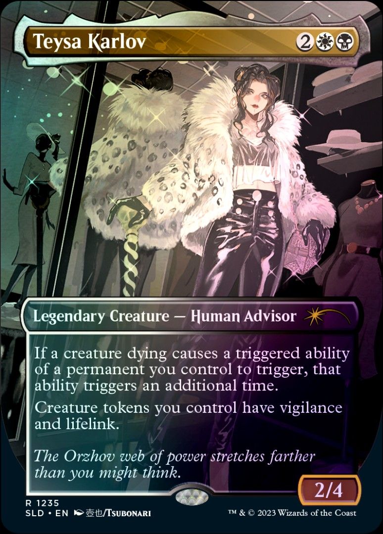 Teysa Karlov Anime MTG SECRET LAIR FOIL Magic The Gathering, Hobbies ...