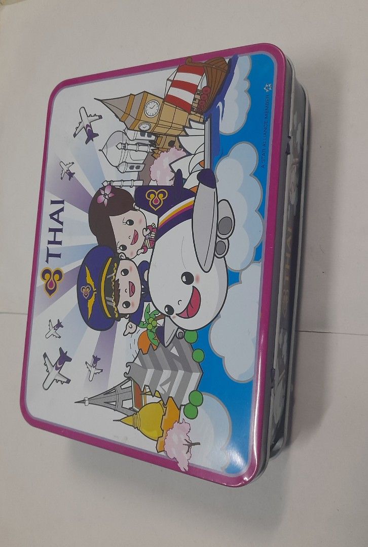 Thai Airlines Aluminium Box, Hobbies & Toys, Travel, Travel Essentials ...