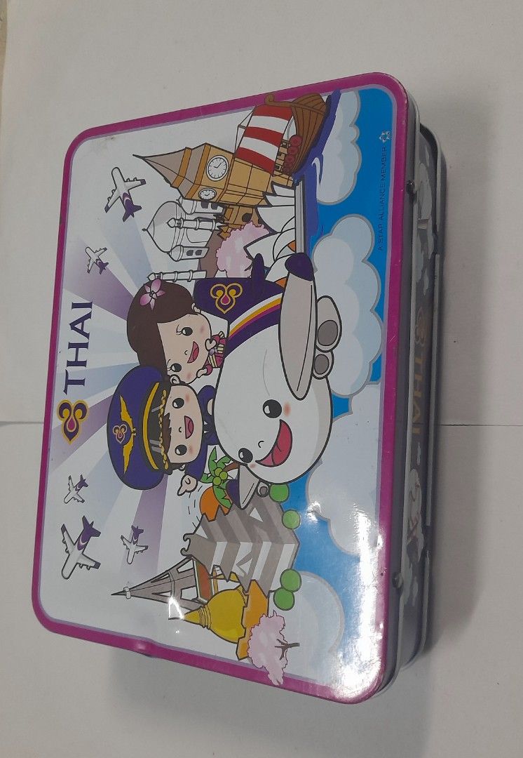 Thai Airlines Aluminium Box, Hobbies & Toys, Travel, Travel Essentials ...