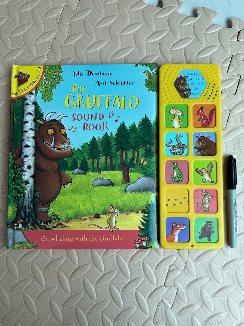 The Gruffalo Soundbook - WORKING| Julia Donaldson, Hobbies & Toys ...