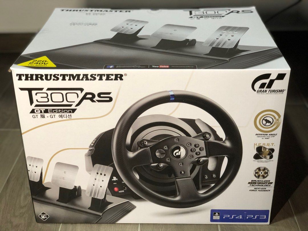 Thrustmaster SF1000 Ferrari F1 Wheel + T-Chrono Paddles + T300RS GT ...
