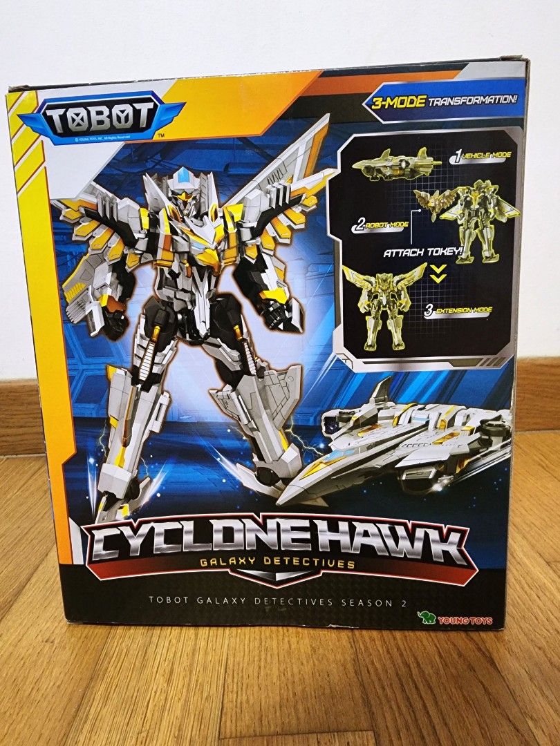 Tobot Cyclone Hawk, Hobbies & Toys, Toys & Games on Carousell