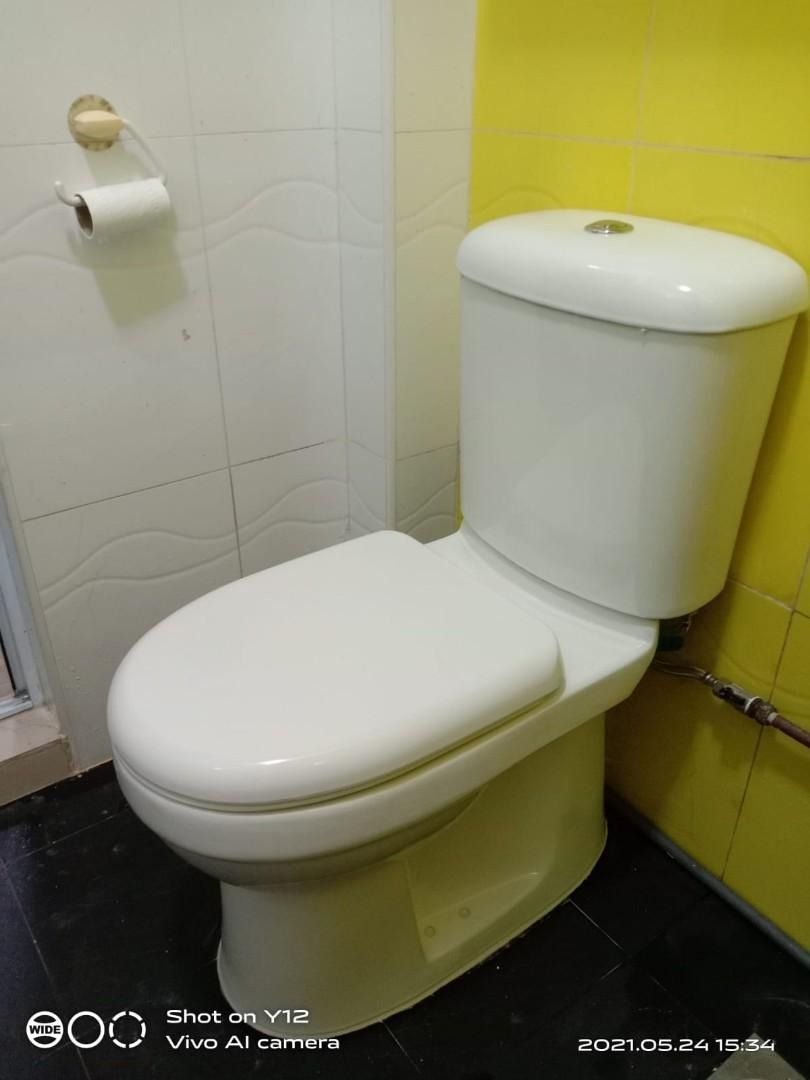 Toilet Bowl with Installation, Furniture & Home Living, Bathroom & Kitchen Fixtures on Carousell