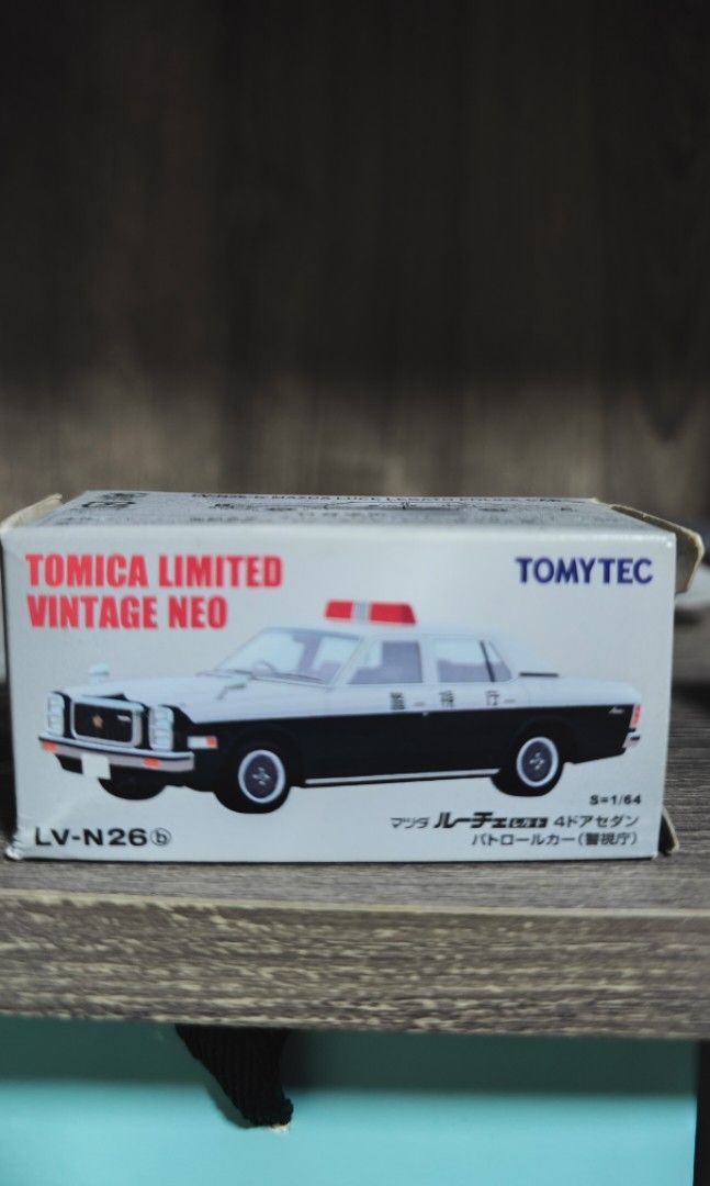 Tomica limited vintage -1/64 LV-N26b Mazda Luce Legato Police Car ...