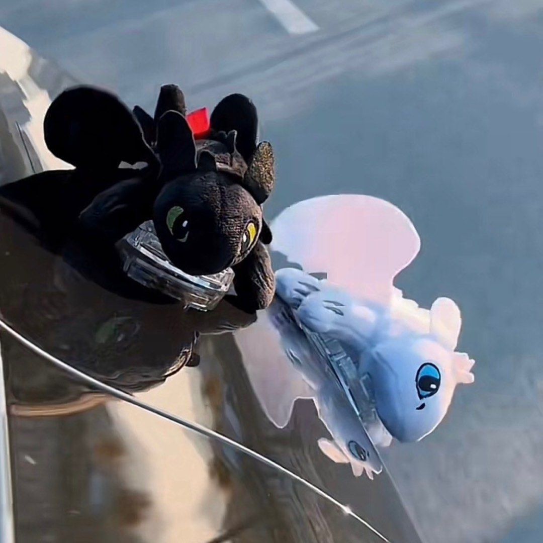 Toothless Car Plush How To Train Your Dragon Car Motorcycle Add On ...
