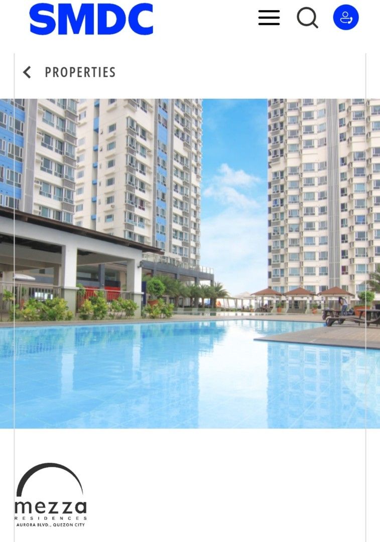 Mezza, Sta Mesa, Quezon City, Two bedroom and two toilet, a bath ...