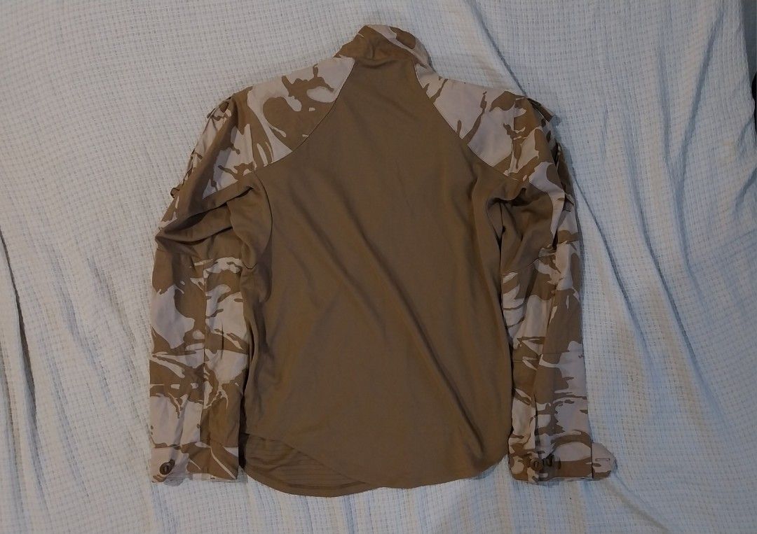 UK British Desert DPM Camouflage UBACS Combat Shirt, Men's Fashion ...