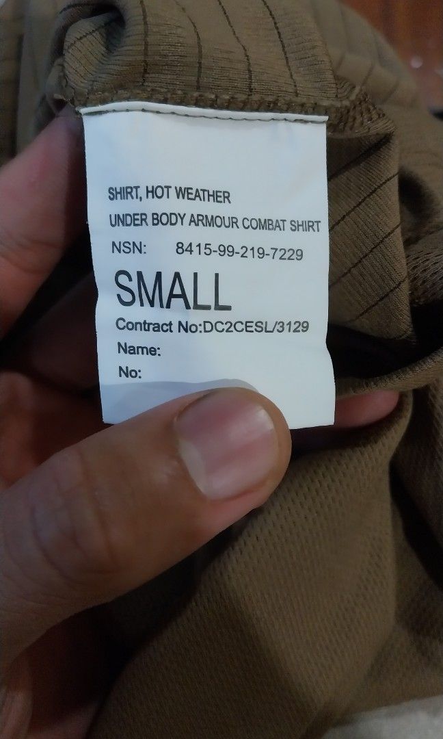 UK British Desert DPM Camouflage UBACS Combat Shirt, Men's Fashion ...