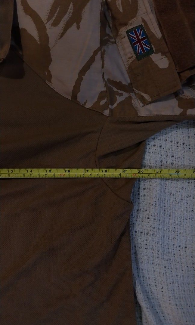 UK British Desert DPM Camouflage UBACS Combat Shirt, Men's Fashion ...