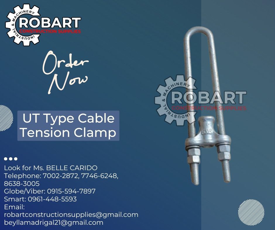 UT Type Cable Tension Clamp, Commercial & Industrial, Construction Tools & Equipment on Carousell