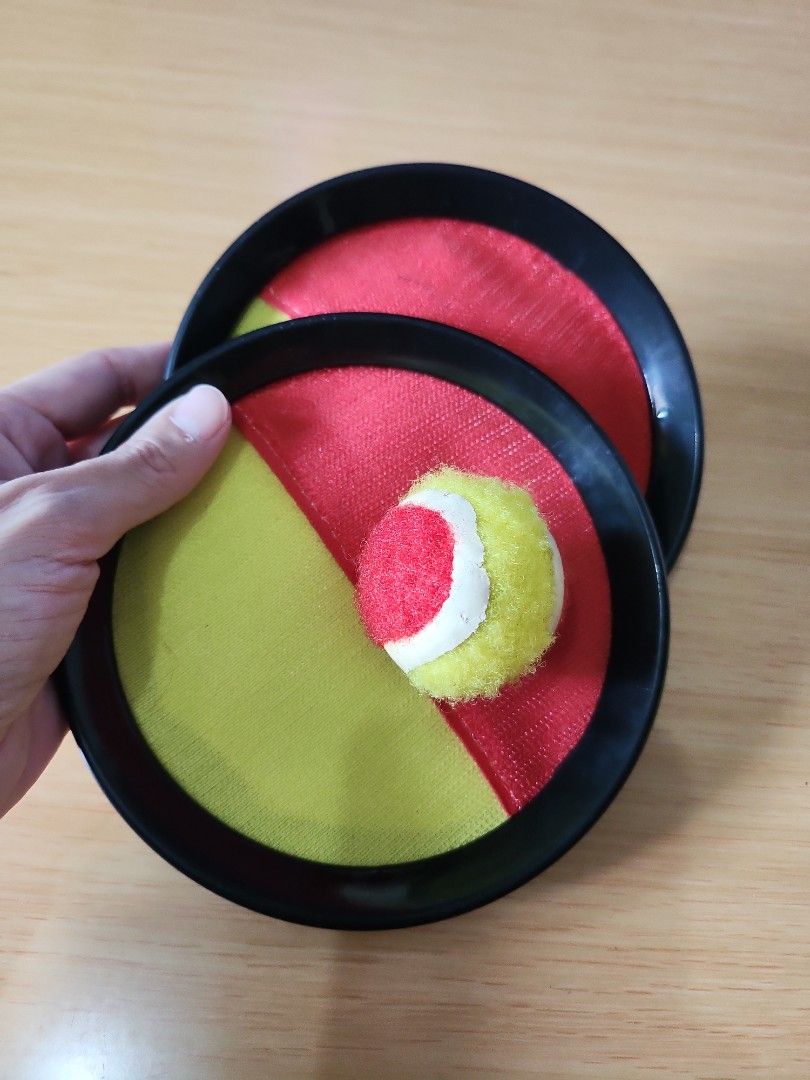 Velcro catch ball game, Hobbies & Toys, Toys & Games on Carousell