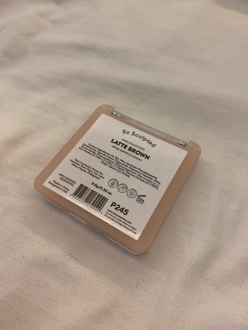 Vice Cosmetics So Sculpted Aura Collection Contour Bronzer (Latte Brown ...