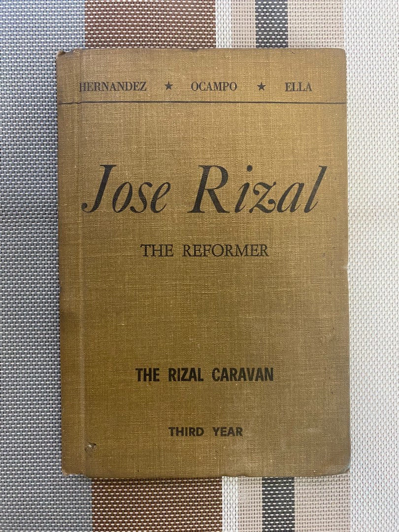 Vintage Antique Tagalog History Filipiana Book Jose Rizal THE REFORMER ...