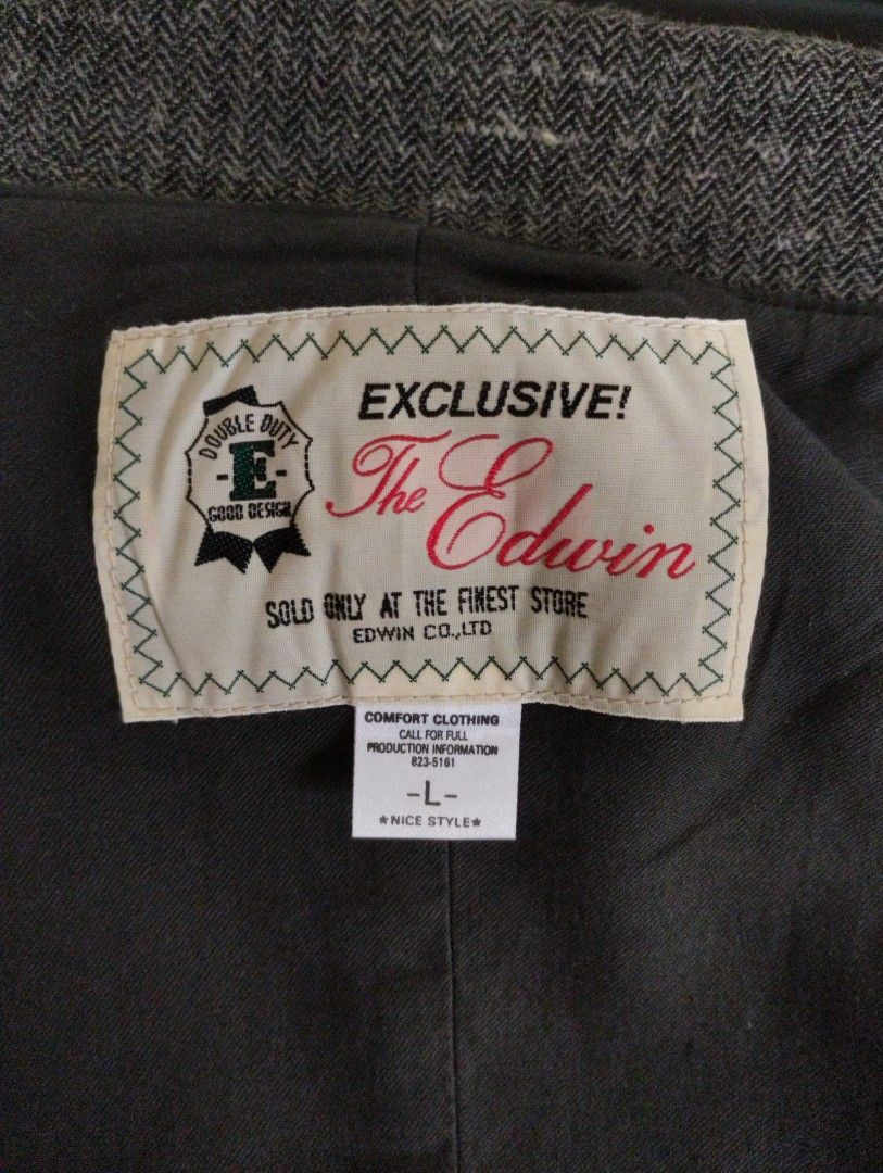 Vintage Edwin Tweed Blazer, Men's Fashion, Coats, Jackets and Outerwear ...
